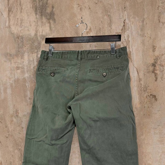 military | Pants | Khakis Pants Military Green Slim Fit Flat Front Work ...